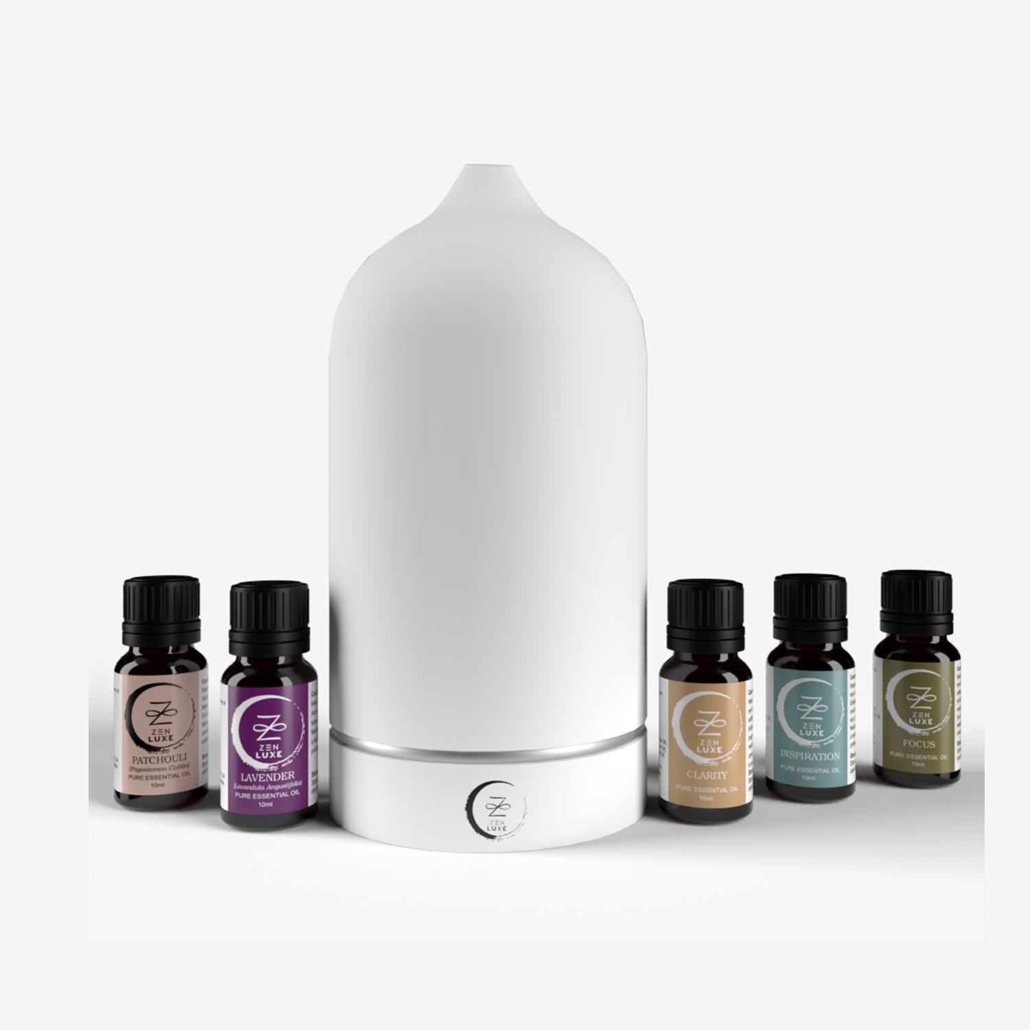 Ceramic Aromatherapy Diffuser + Mindful Balance - Zen Luxe